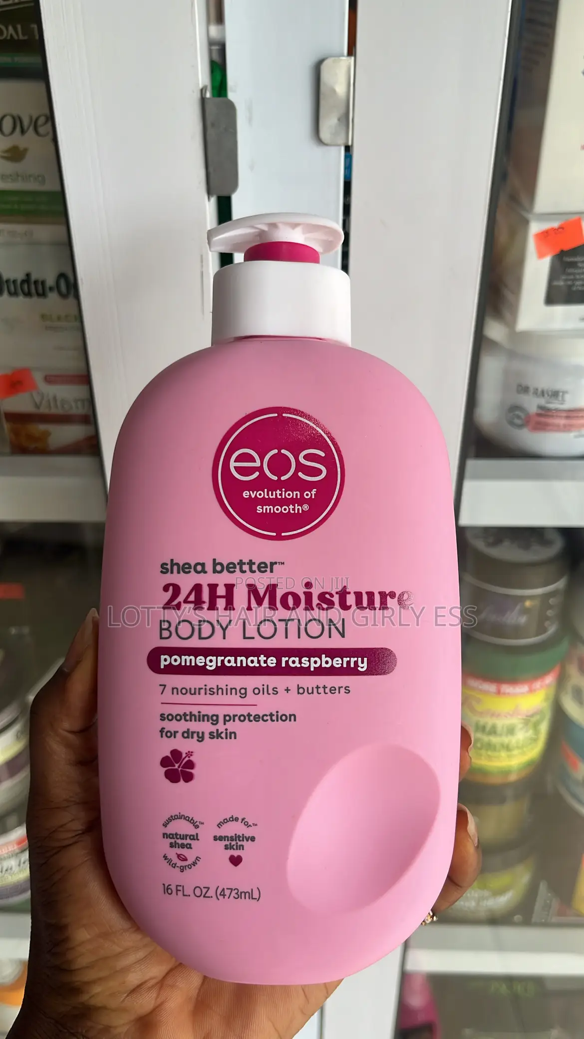 Eos Shea Better 24h Moisture Body Lotion 473ml - Lotty’s hair and girly ...