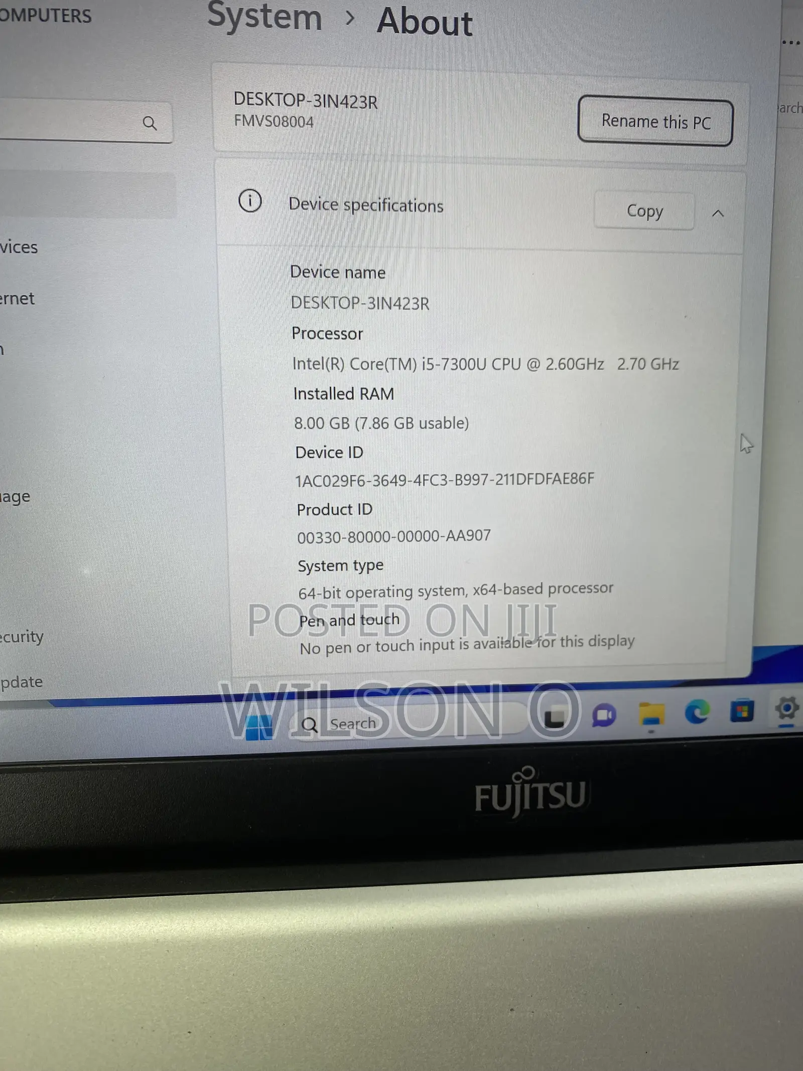 Laptop Fujitsu Lifebook AH532 8GB Intel Core i5 SSD 128GB - Wilson O ...