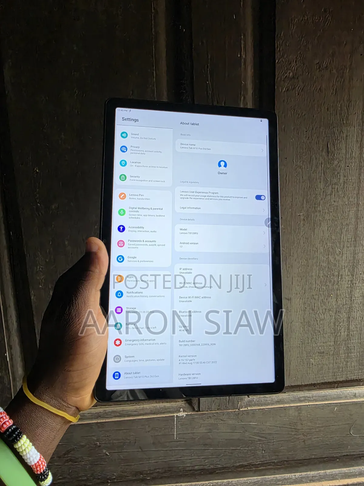 Lenovo Tab M10 Plus (3rd Gen) 128 GB - Price: GH₵ 1,850 on Jiji.com.gh ...