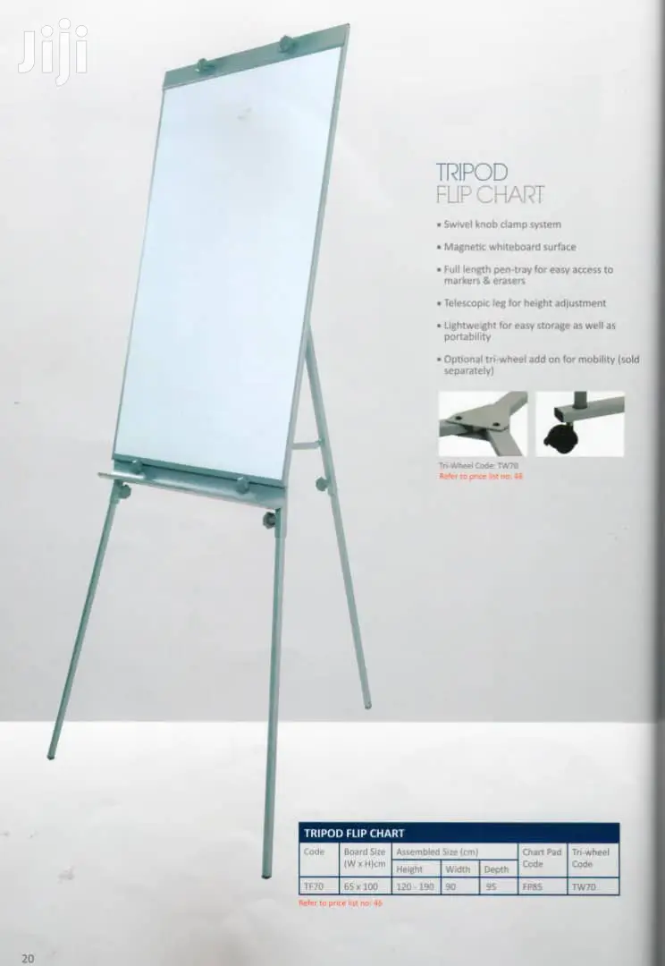 Flip Chart Stand for sale - SIKAPLUS Price: GH₵ 1,700 on Jiji.com.gh ...