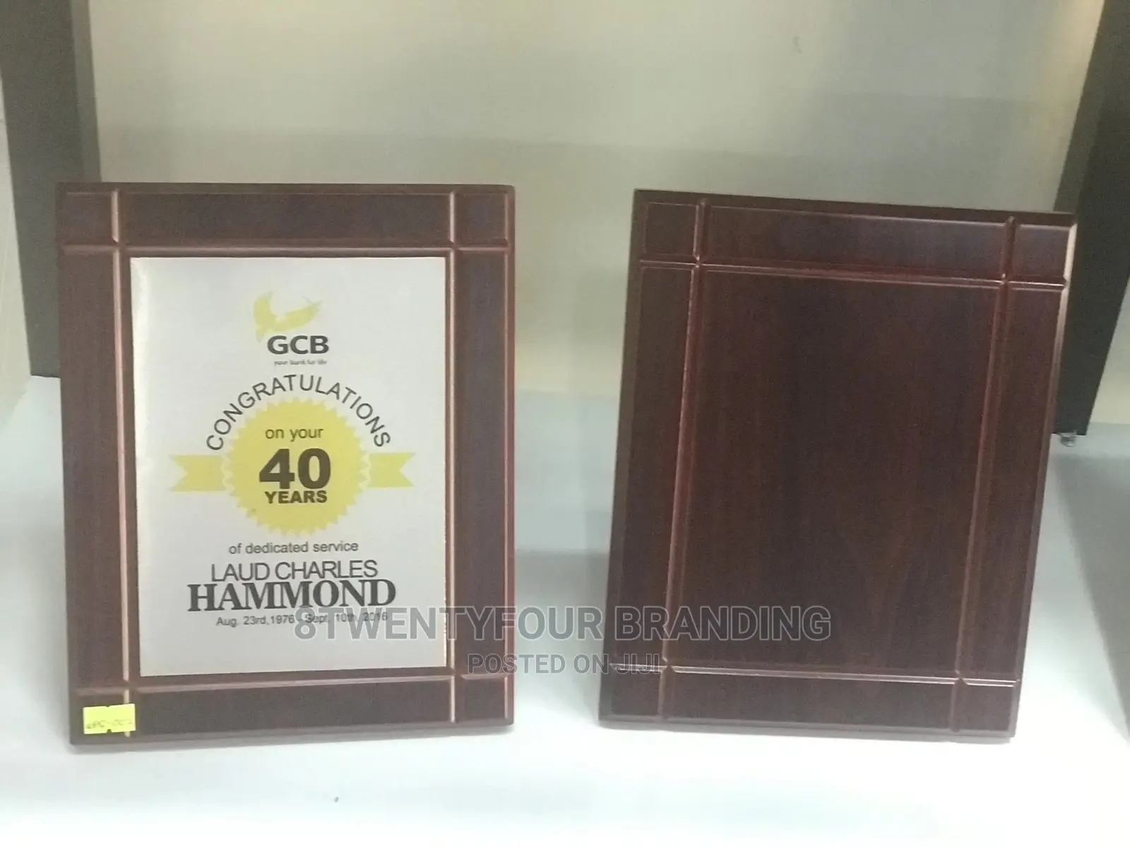 Wooden Award Plaque (A3, A4, A5 and A2 Size Wooden Plaques) in Accra ...