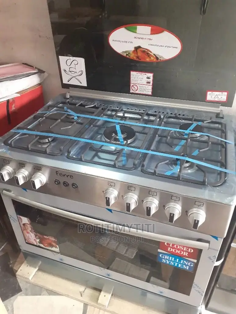 Ferre 60x90 5 Burner Gas Cooker With All Functions/Timer in Accra ...