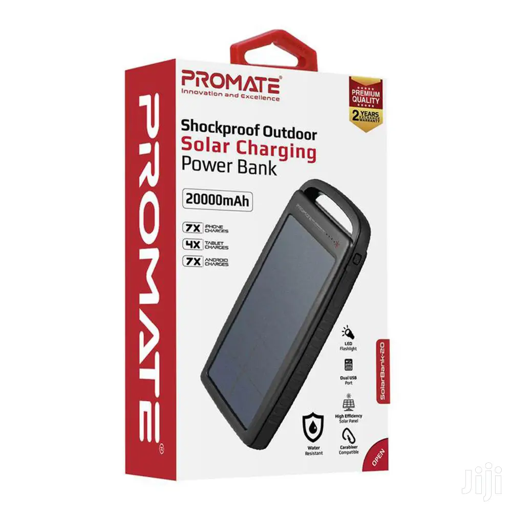Promate Solarbank-20 Powerbank in Accra Metropolitan - Accessories for ...