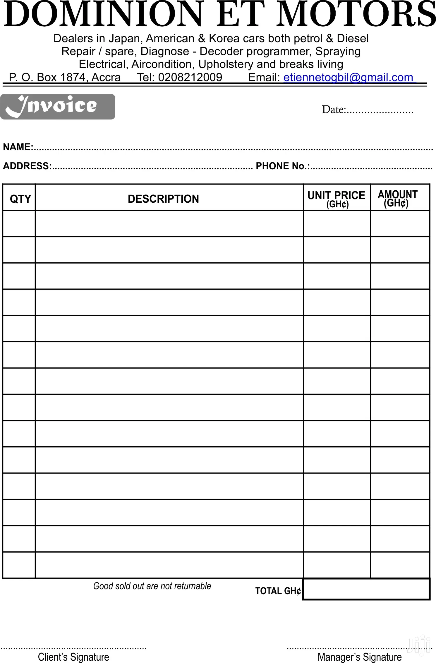 Carbonized Receipts Books Invoice (Customized) in Akweteyman - Computer ...